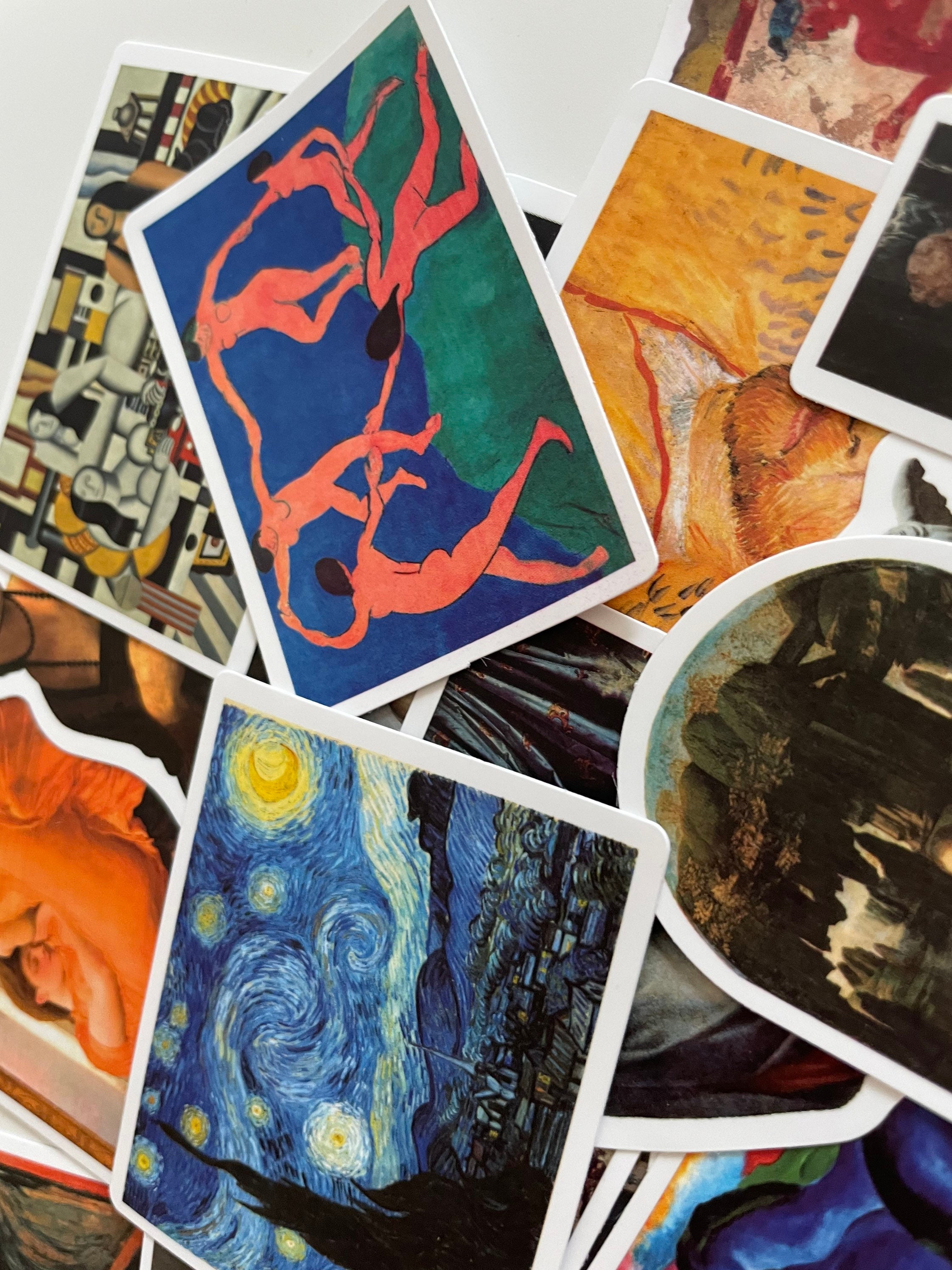 Art Vinyl Mixed Art Stickers Pack | Painting Stickers | Drawing ...