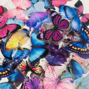 Butterfly Sticker Set Purple Pack of 10 Stickers. - Etsy