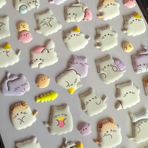 Kawaii Animal Puffy Stickers - One Sheet. Squishy and Sweet! - Etsy