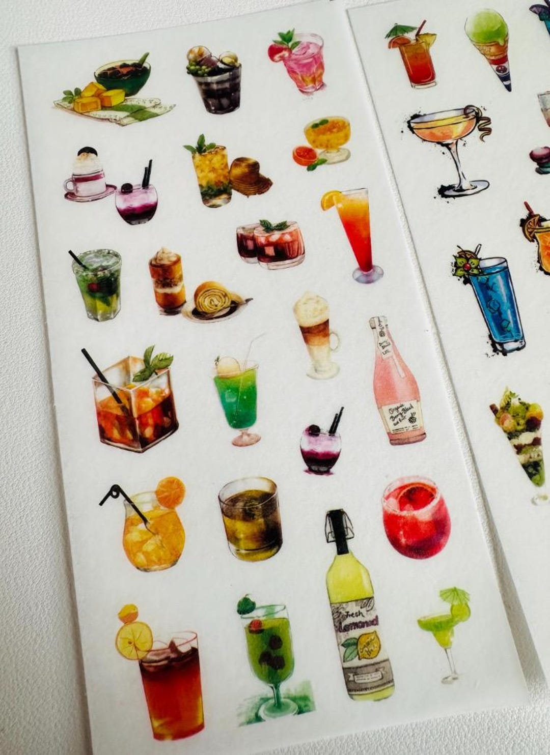 Set Cocktail Stickers / Mojito / Drinks / Party Stickers Flower ...