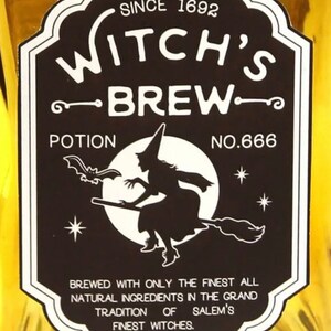 Potions Bottle Label Stickers, Witch / White / Gothic/ Black Magic ...