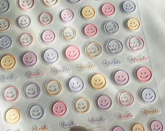 Mini Nail Floral Stickers , Plant Sticker Sheet Suatelier. Tiny ...