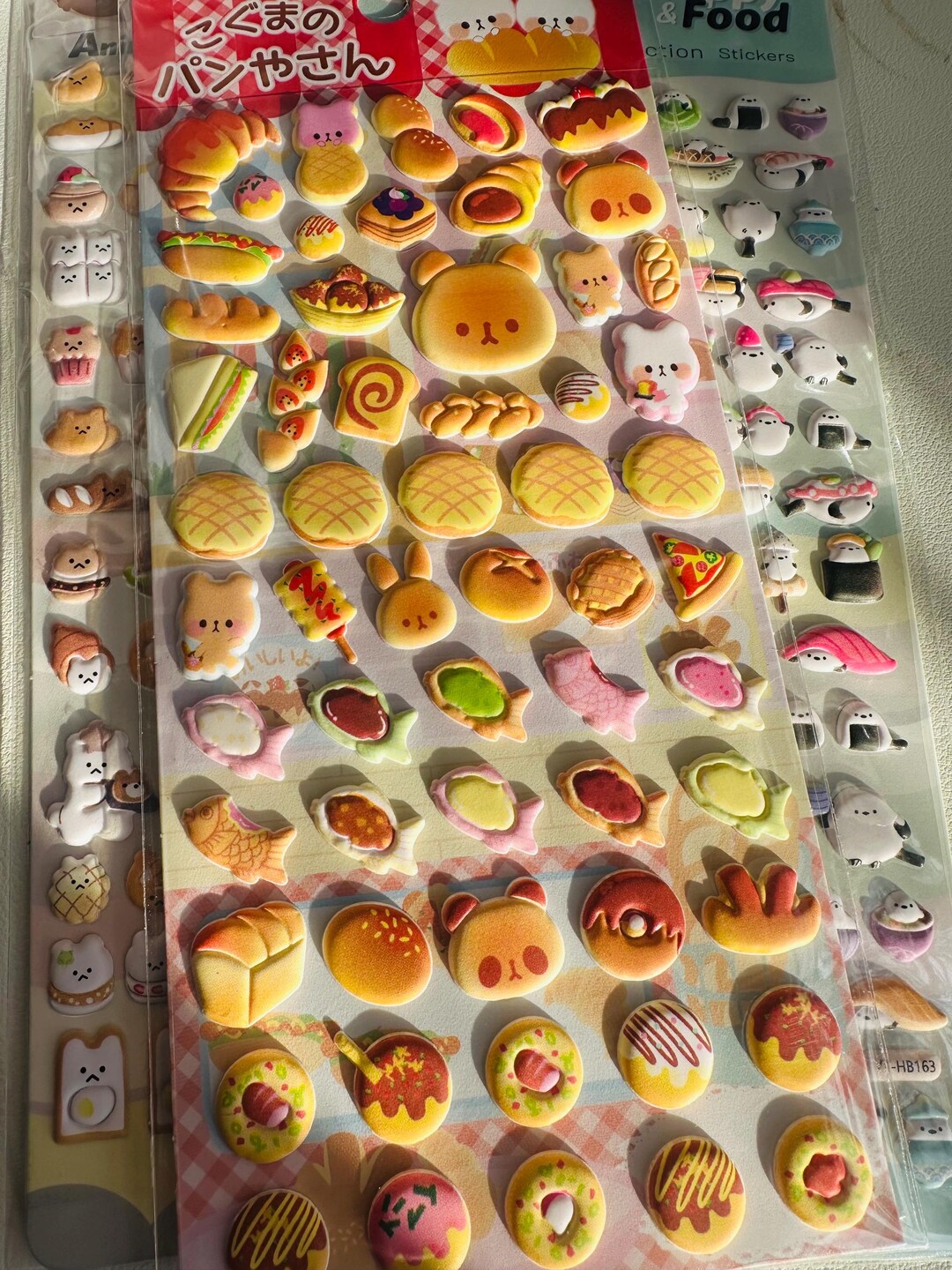 Kawaii Animal Puffy Stickers - One Sheet. Squishy and Sweet! - Etsy