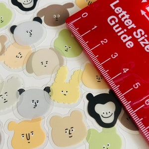 15 Hu Hu Happy Positivity Stickers - Cute Set of Dot Stickers, Kawaii ...