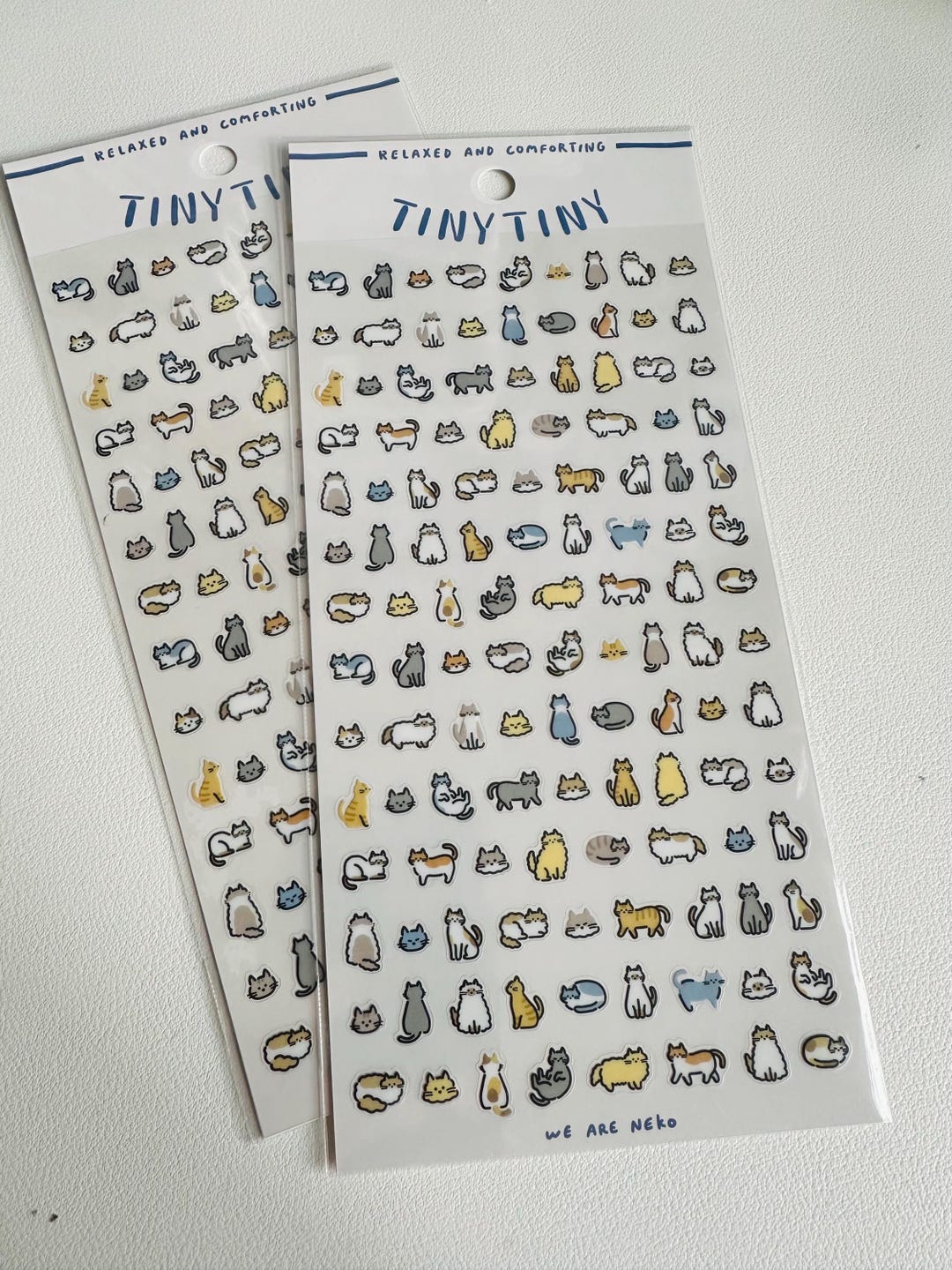 Tiny Kitty Cat Stickers | Kawaii Animal | Kitty Stickers | Nature and ...