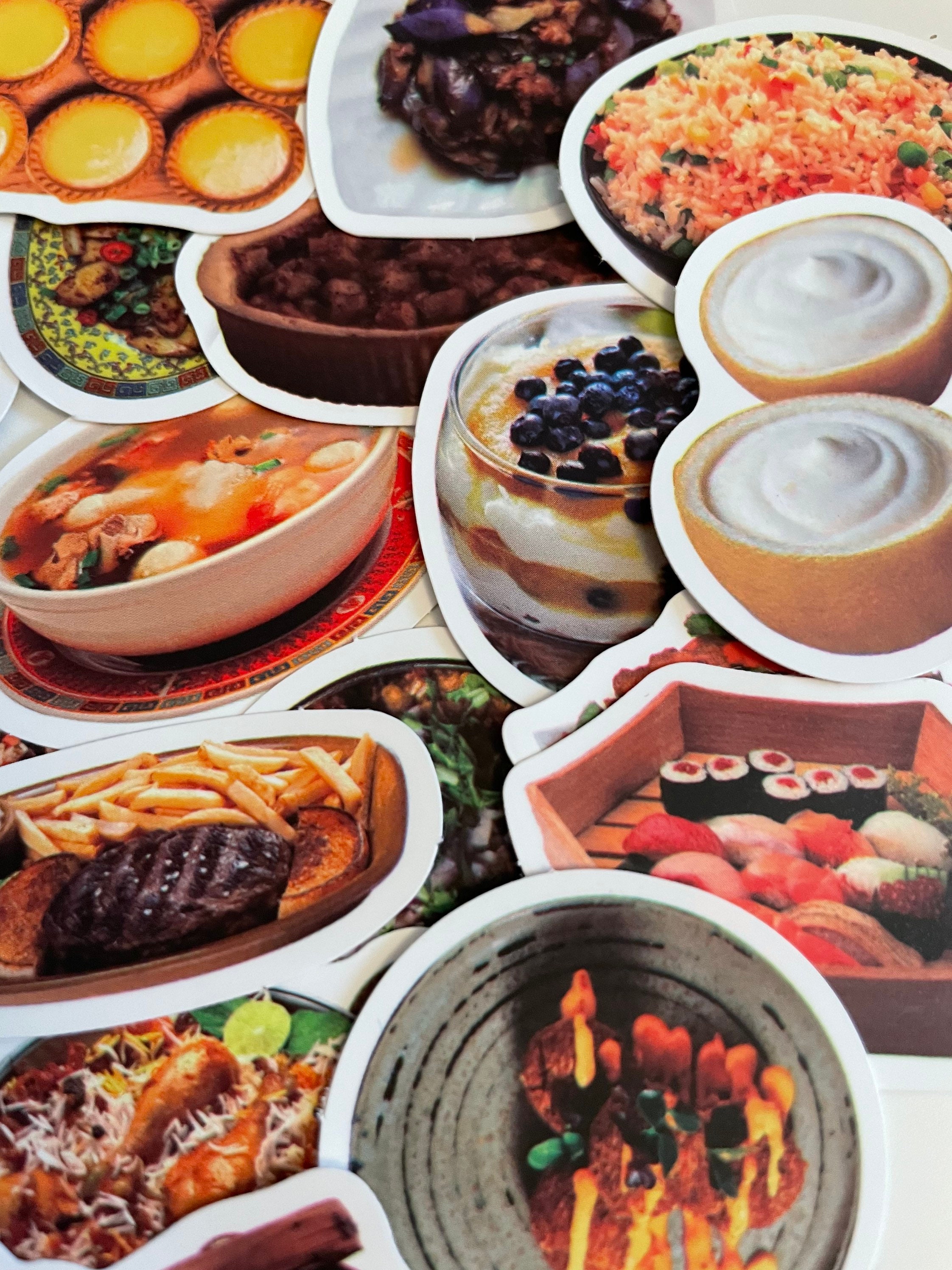 World Food | Ramen | Sushi Vinyl | Dessert | Pasta | Waterproof Sticker ...