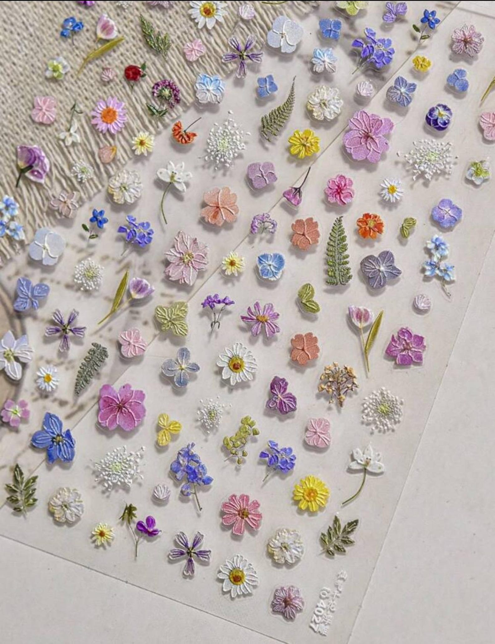 Mini Flower Stickers , Plant Sticker Sheet Suatelier. Tiny Stickers ...