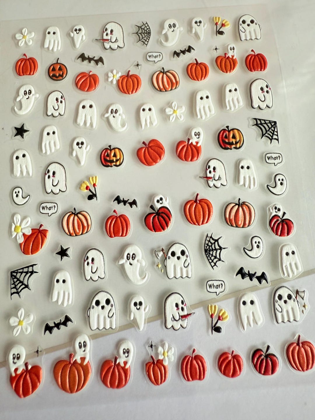 Tiny Gothic Skull, Ghost Sticker Sheet | Moon and Star Landing | Silver ...
