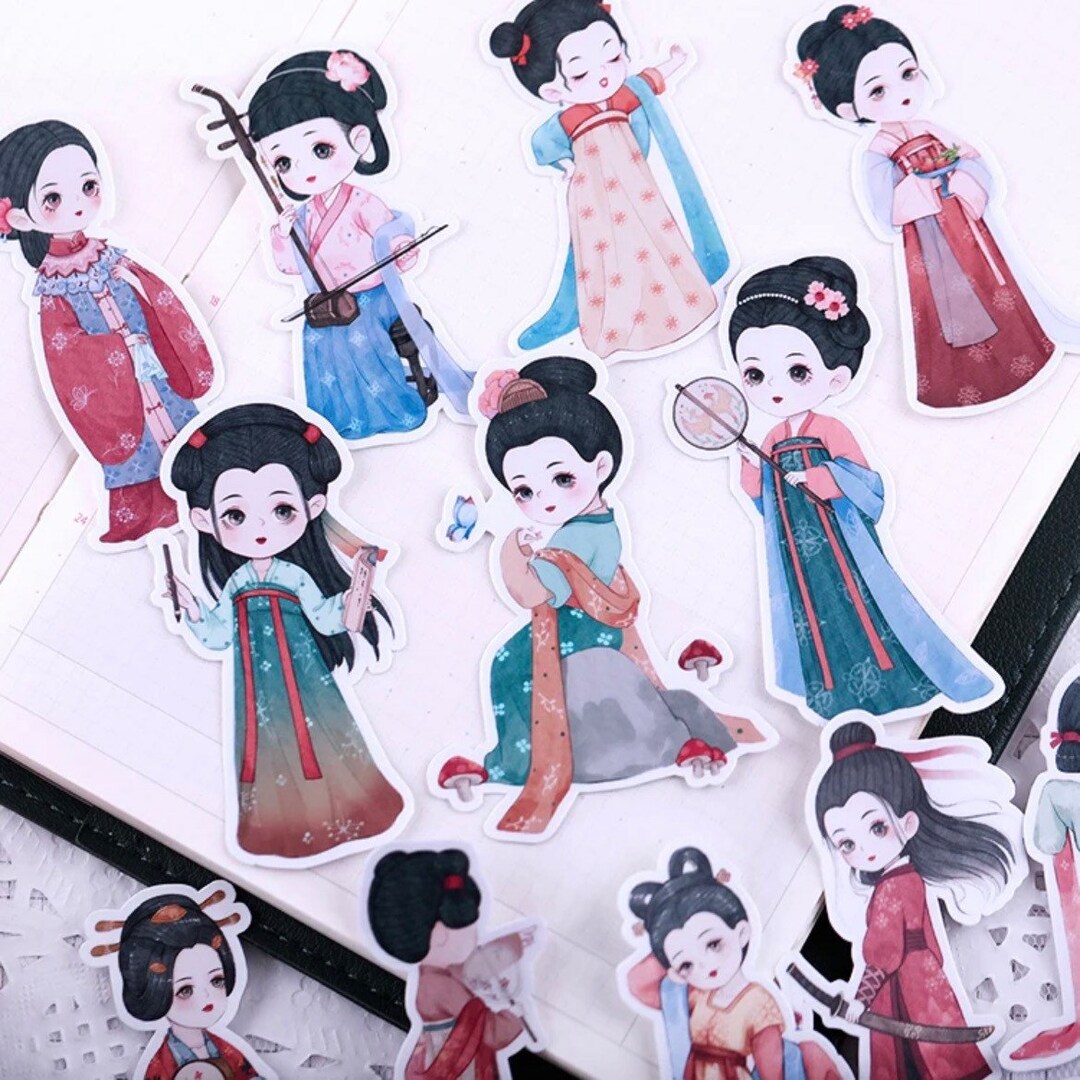 Japanese Geisha, Maiko Koyoto Stickers Japan Inspired Stickers Anime ...