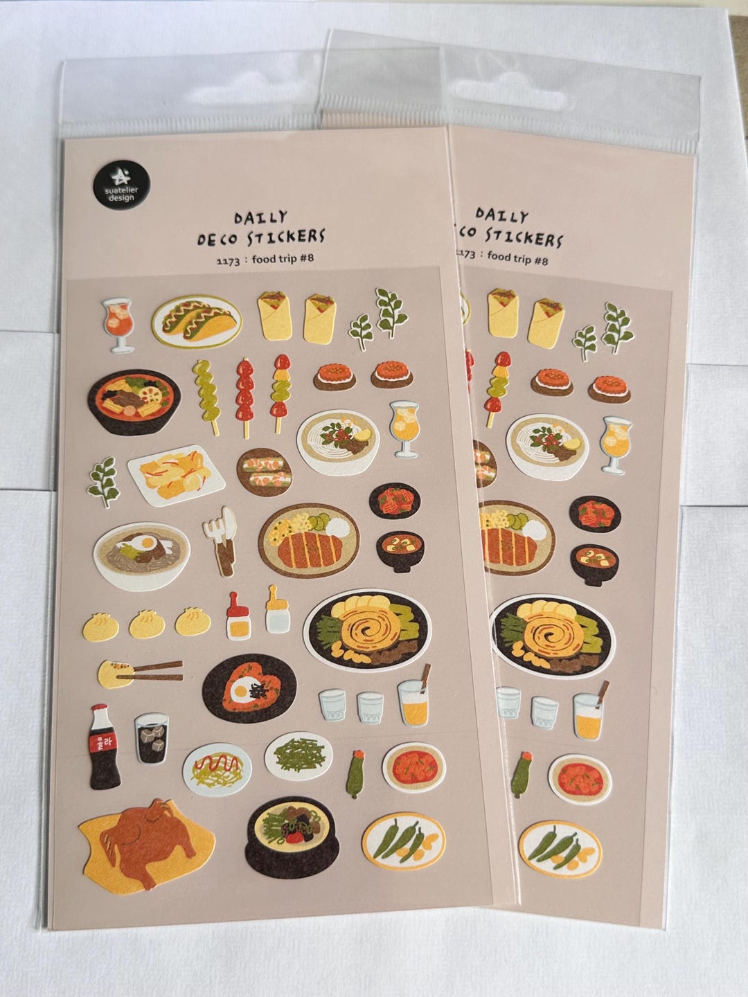 Suatelier Food Trip 8 Foodies Themed Stickers - Japanese Food - Bento ...