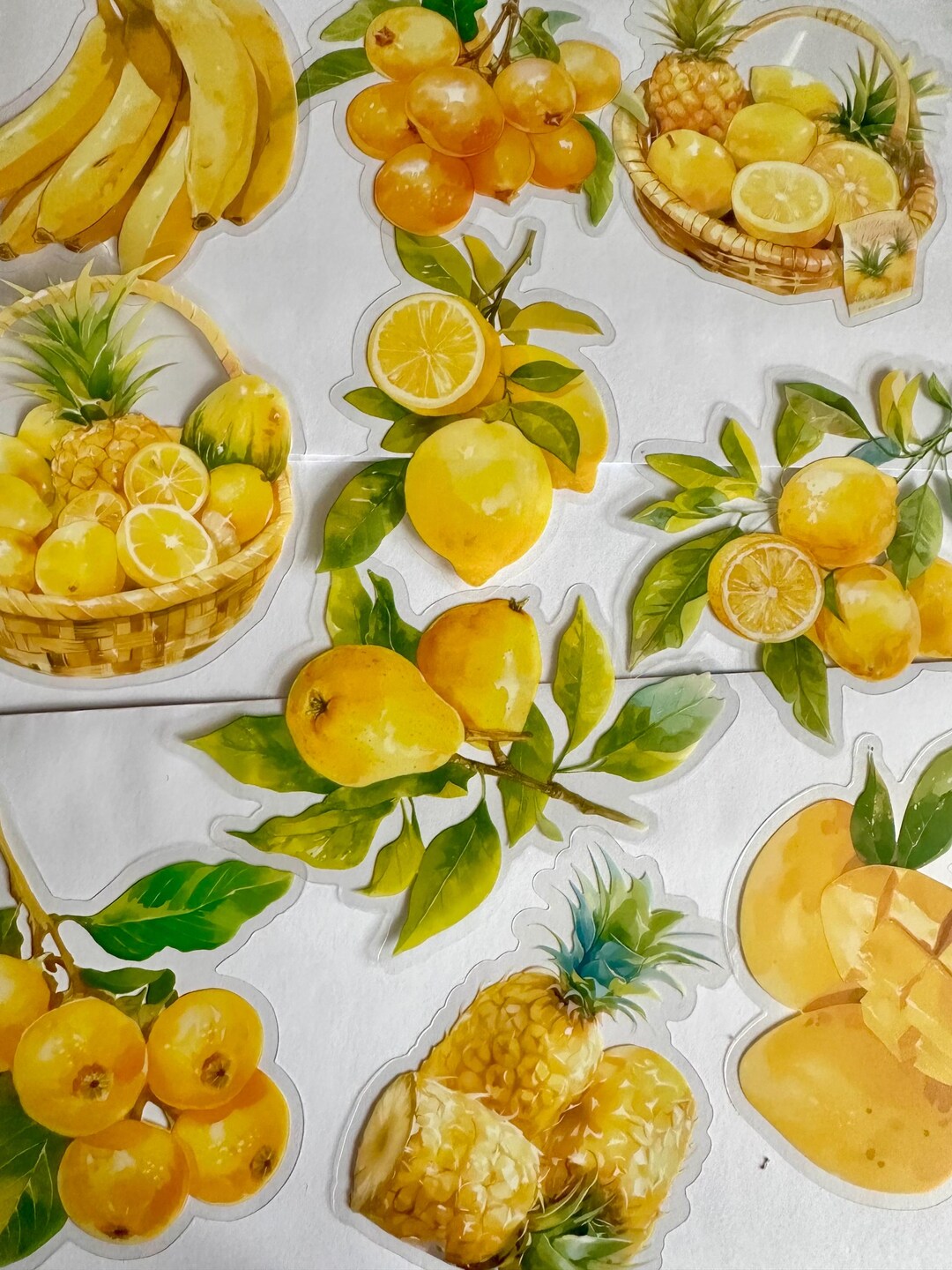 Mix Fruits Sticker Set, Berry Stickers, Fruity Stickers, Strawberry ...