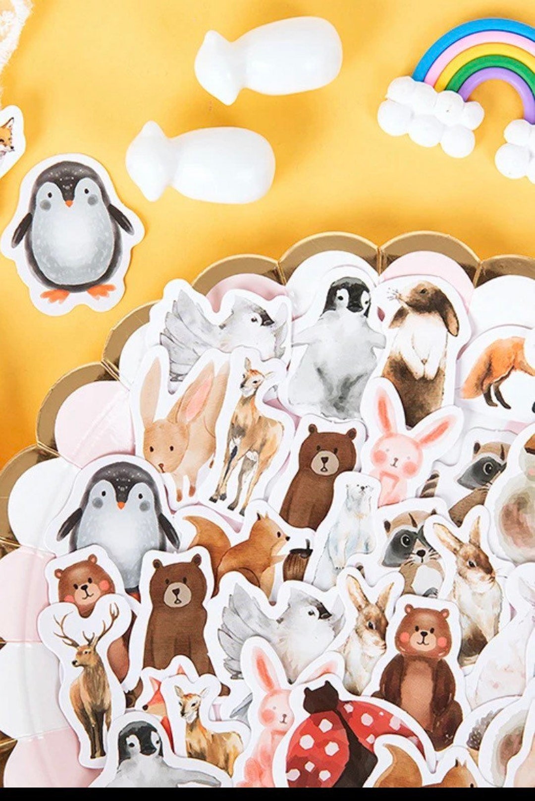 Animal Stickers | Chicken | Panda | Puppy Theme Stationery｜planner BUJO ...