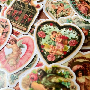 Cute Cupid Vintage Cherub Kewpie Child Stickers / Baby / Cute Vintage ...