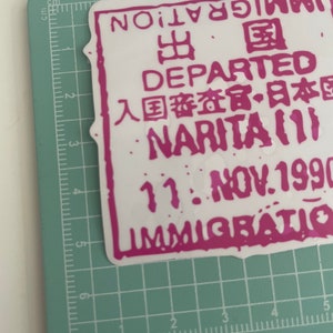 Passport Stamp Stickers | Die Cut Decal Set | Waterproof Reusable ...