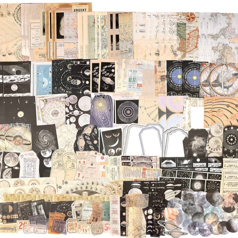 Scrapbook Kit 200pcs - Etsy UK