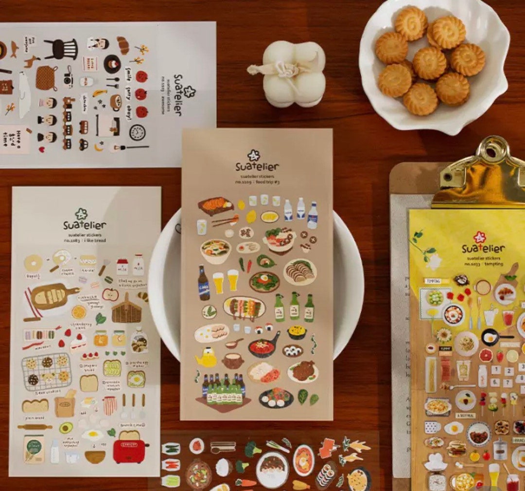 Suatelier Foodie Themed Stickers - Japanese Food - Bento- Ramen Sticker ...