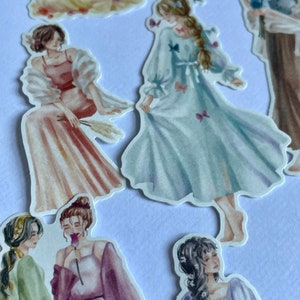 Mindwave Vintage Fashion / Anime Girl Stickers/ Vintage Woman ...