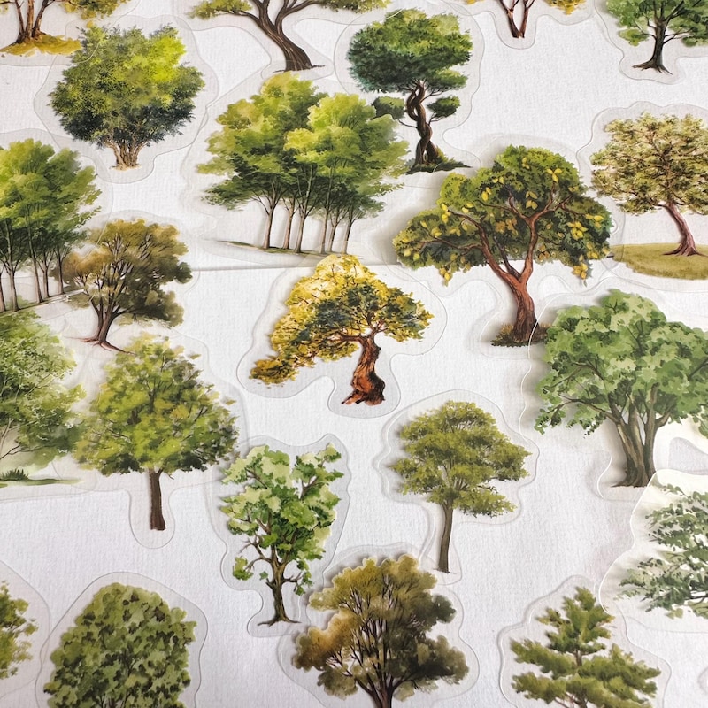 Tree Stickers - Etsy