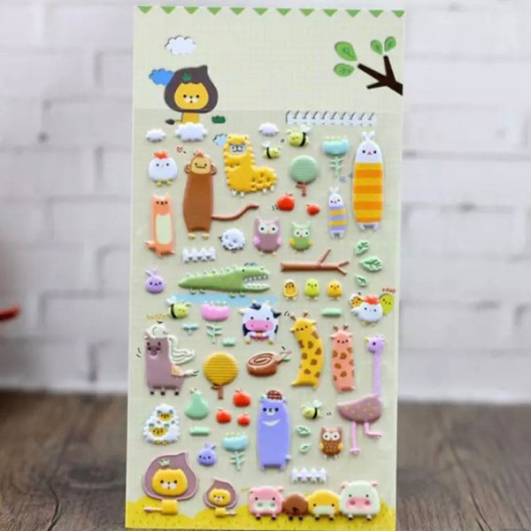 Puffy Stickers - Etsy