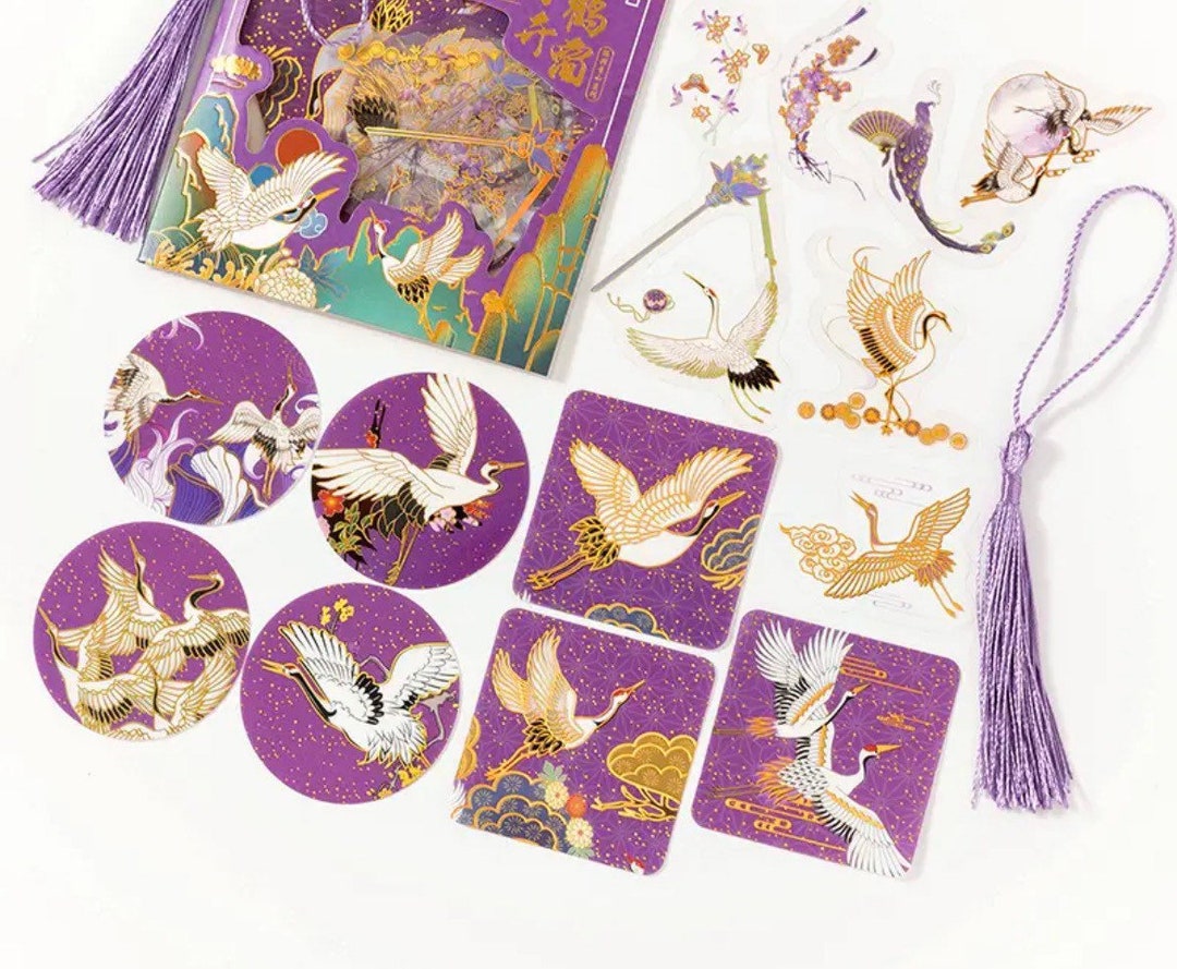 Japan Art Culture Stickers, Japanese Landscape Stickers | Wave Stickers ...