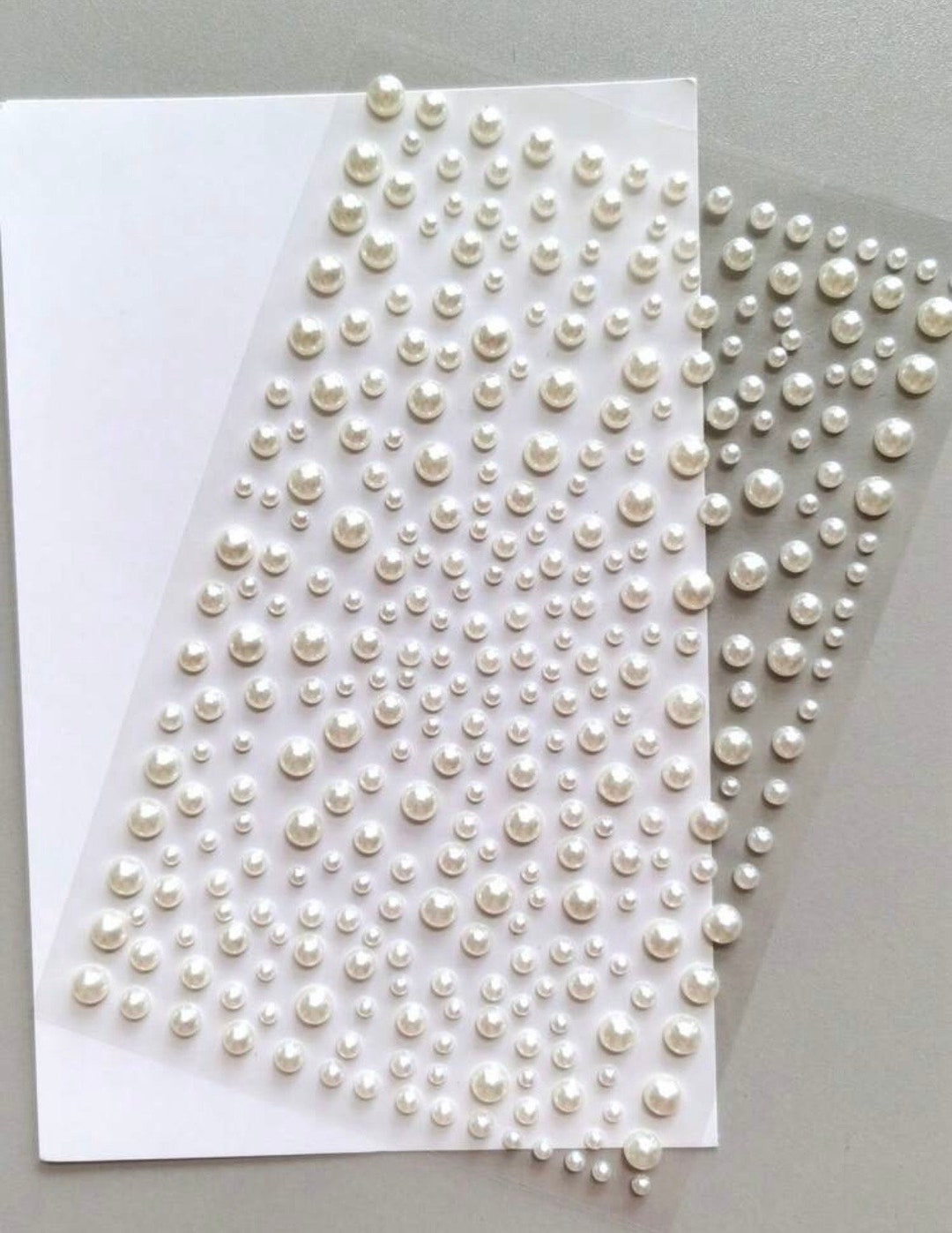 Pearl Craft Stickers /sticky Pearl Nail Decorations/ Wedding Card ...