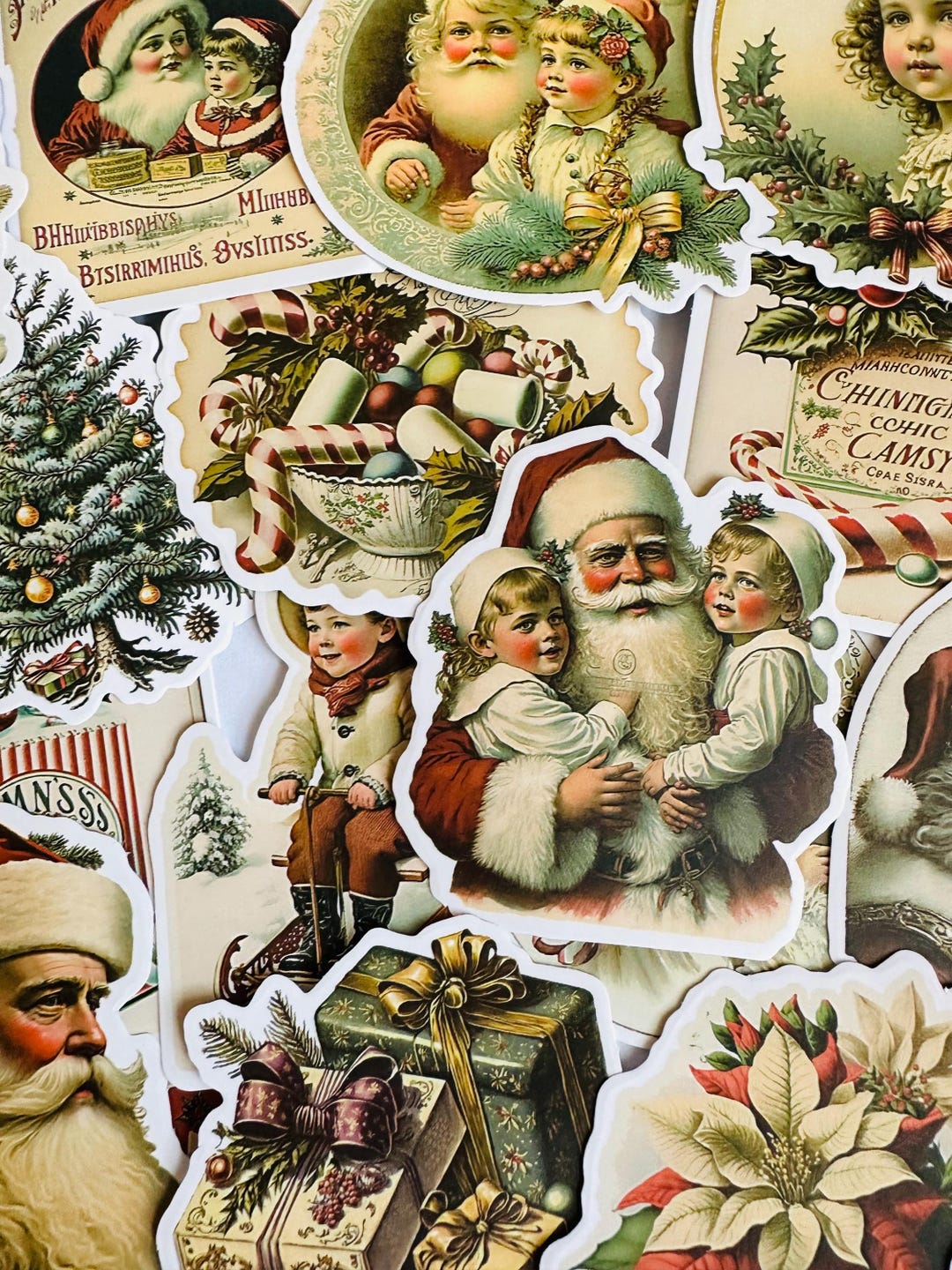 Vintage Christmas Stickers | Vinyl Stickers| Christmas Stickers / Robin ...
