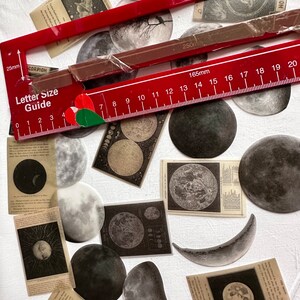 10 Moon Stickers | Potion | Space | White | Gothic | Black Magic ...