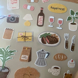 Suatelier “small Happiness” Sticker Sheet / Simple Life / Vlog ...