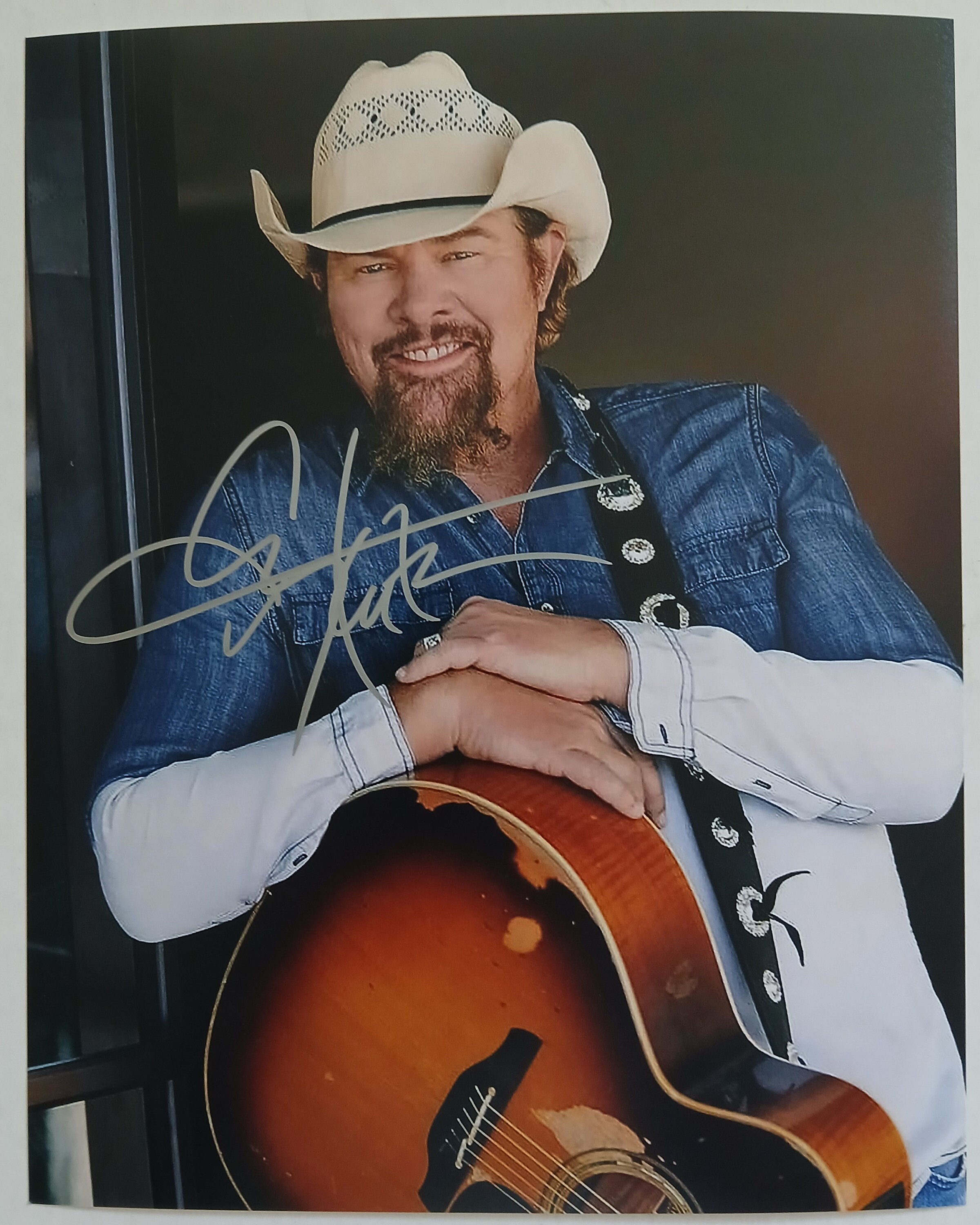 Toby Keith Signed 8x10 Photo Authentic Autograph W/ A1COA - Etsy