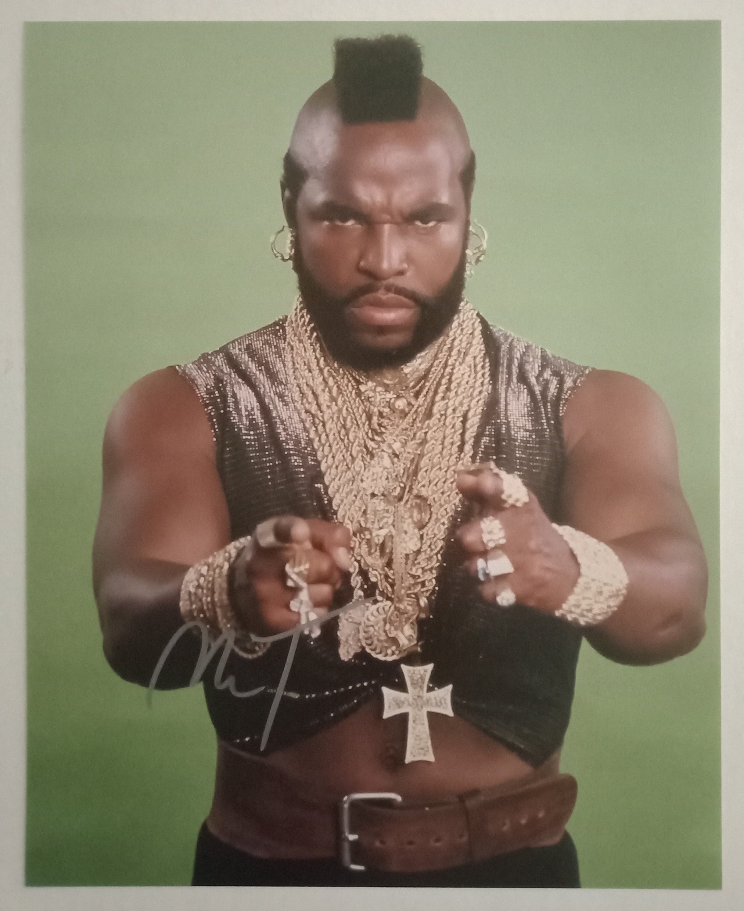 Mr. T - Signed 8x10 Photo - Authentic Autograph W/ A1COA - Etsy