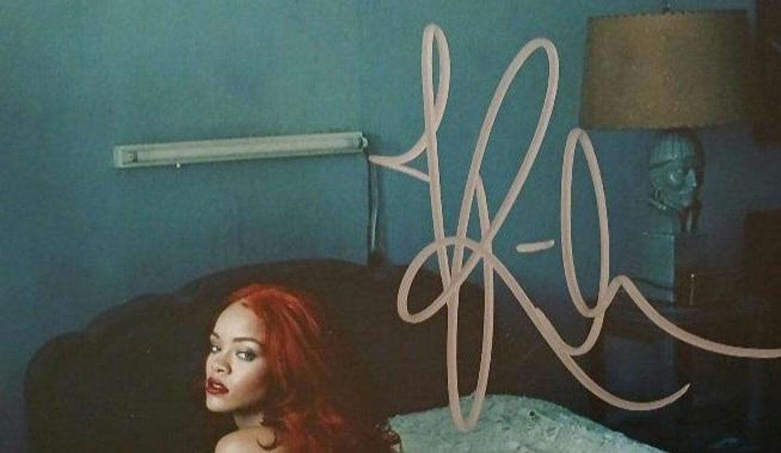 Rihanna Signed 8x10 Photo Authentic Autograph W/ A1COA Absolutely ...