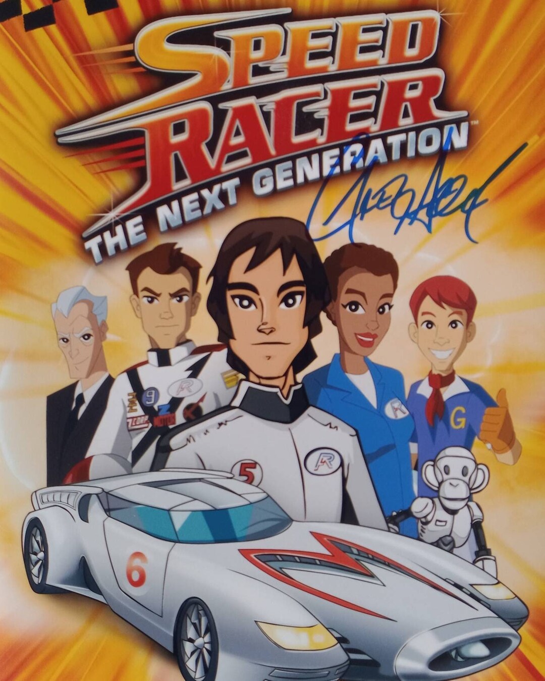 Greg Abbey Signed 8x10 Photo Speed Racer: the Next Generation Authentic ...