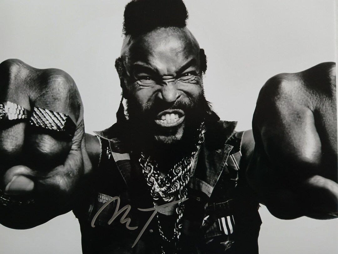 Mr. T Signed 8x10 Photo Authentic Autograph W/ A1COA - Etsy