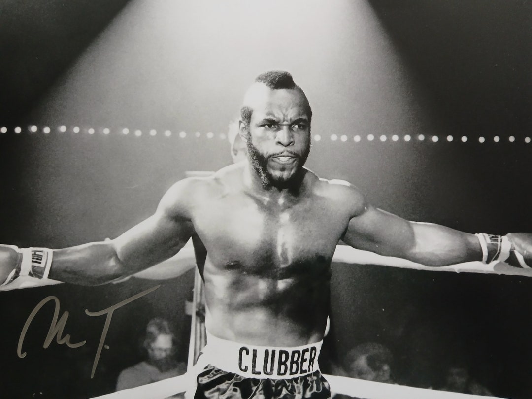 Mr. T - Signed 8x10 Photo - Authentic Autograph W/ A1COA - Etsy