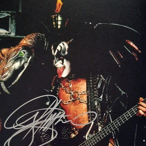 Gene Simmons Signed 8x10 Photo - Authentic Autograph W/ A1COA - Etsy