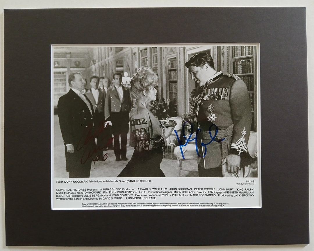 John Goodman & Camille Coduri Signed 8x10 Photo Authentic Autograph W ...