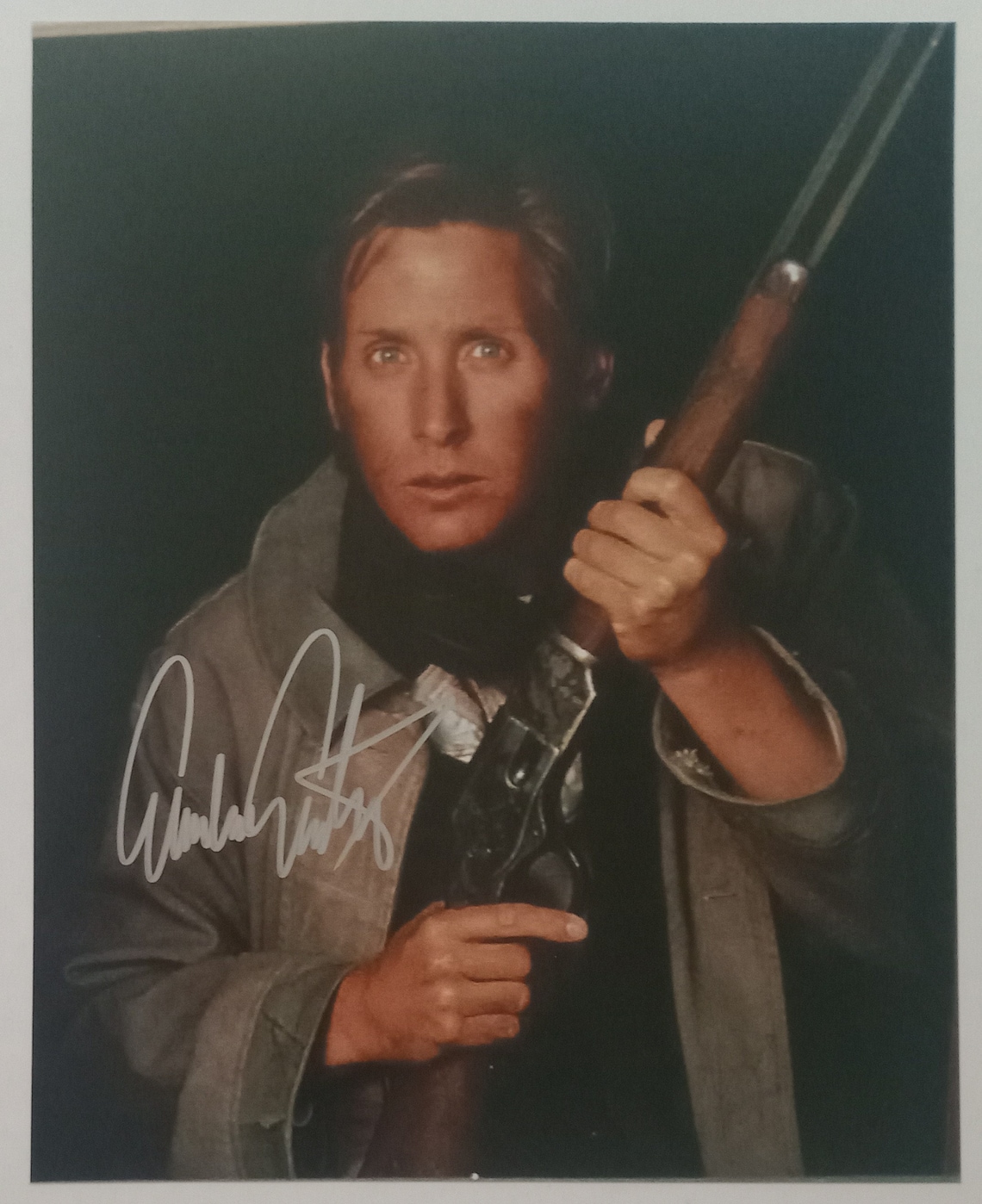 Emilio Estevez Signed 8x10 Photo (11x14 Display Mat) Authentic ...