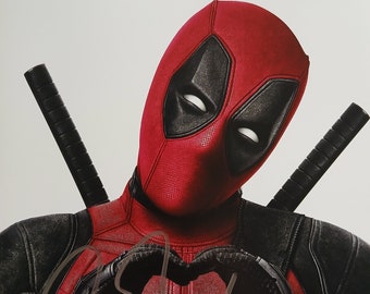 Deadpool Cast Autograph Reynolds Brolin Beetz Authentic Signed Photo ...