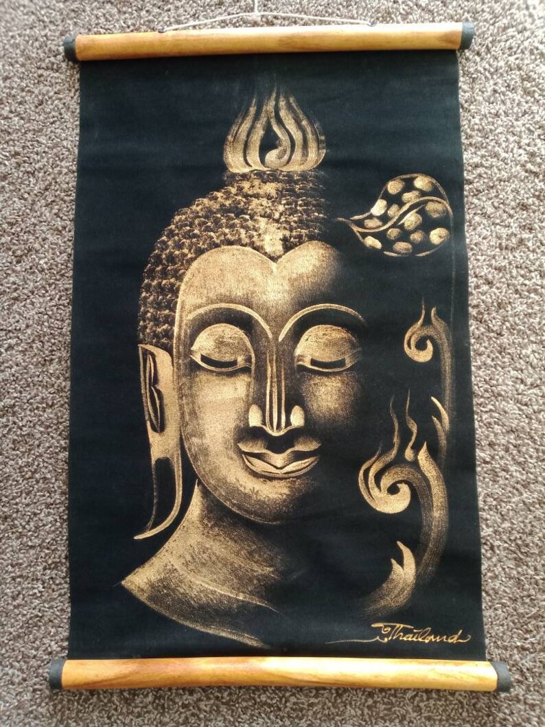 Thailand Scroll Tapestry Painting Sukhothai Buddha Painting - Etsy