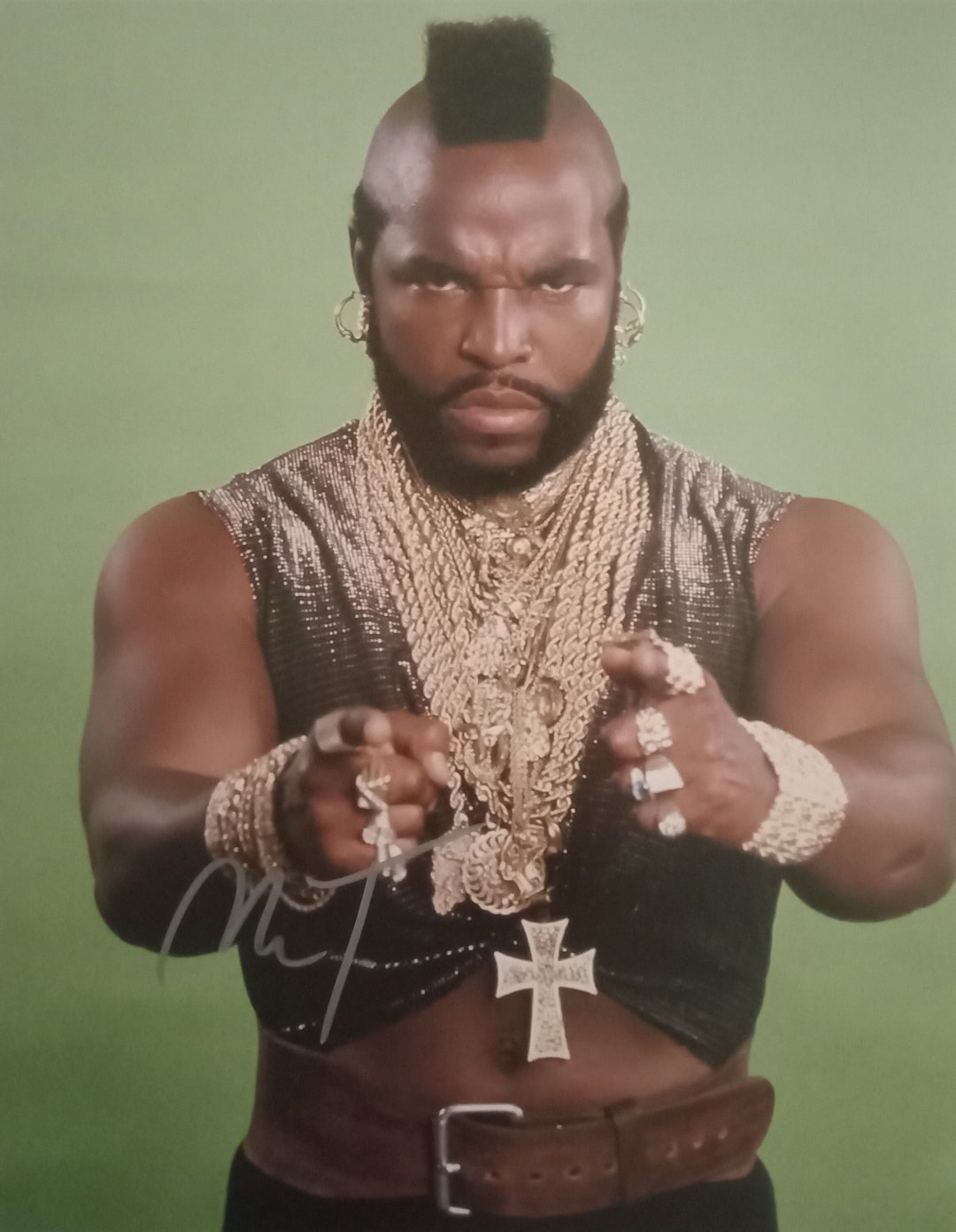 Mr. T - Signed 8x10 Photo - Authentic Autograph W/ A1COA - Etsy