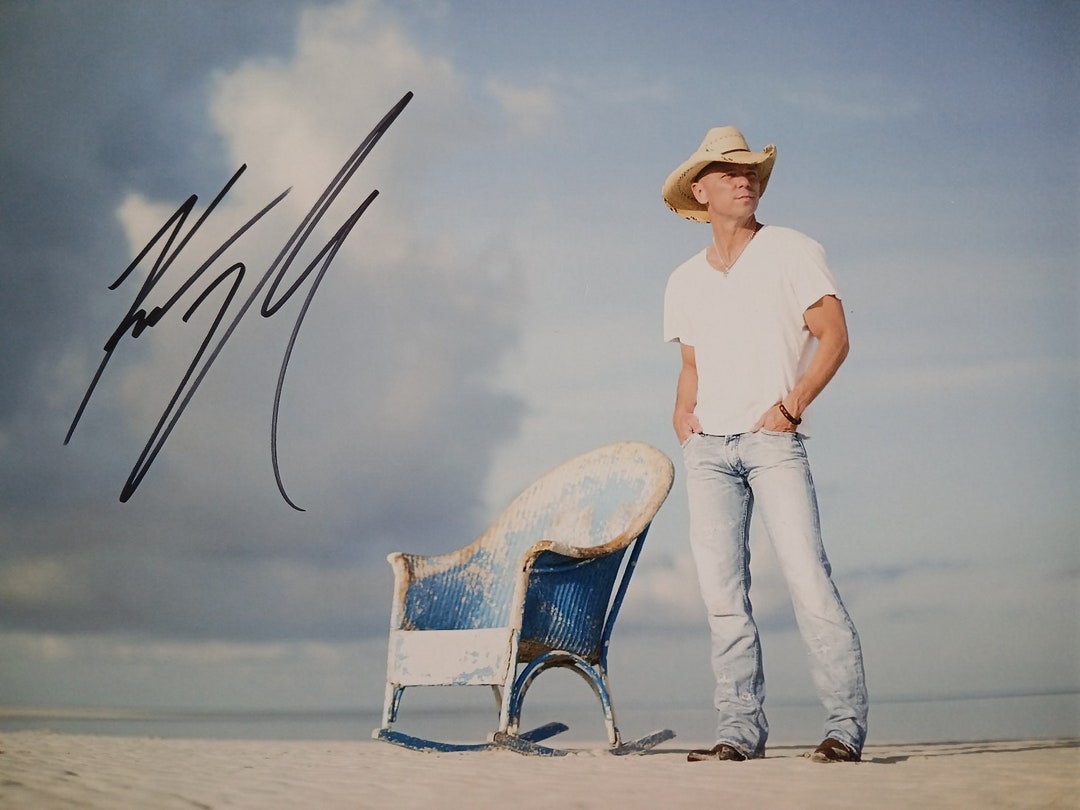 Kenny Chesney Signed 8x10 Photo Authentic Autograph W/ A1COA - Etsy