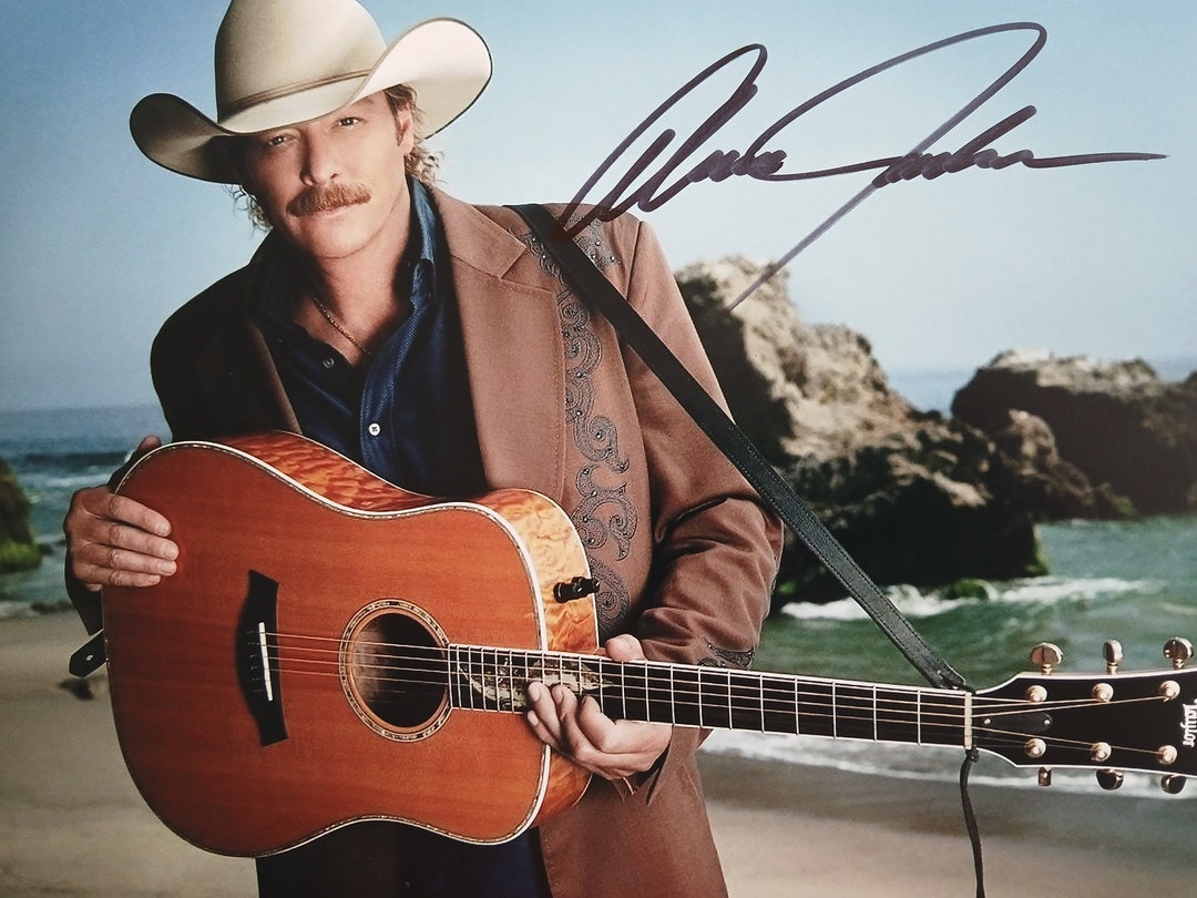 Alan Jackson Signed 8x10 Photo Authentic Autograph W/ A1COA - Etsy