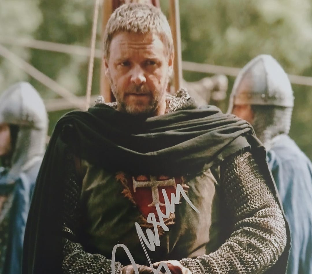 Russell Crowe Signed 8x10 Photo - Beckett BAS Authentic Autograph - Etsy