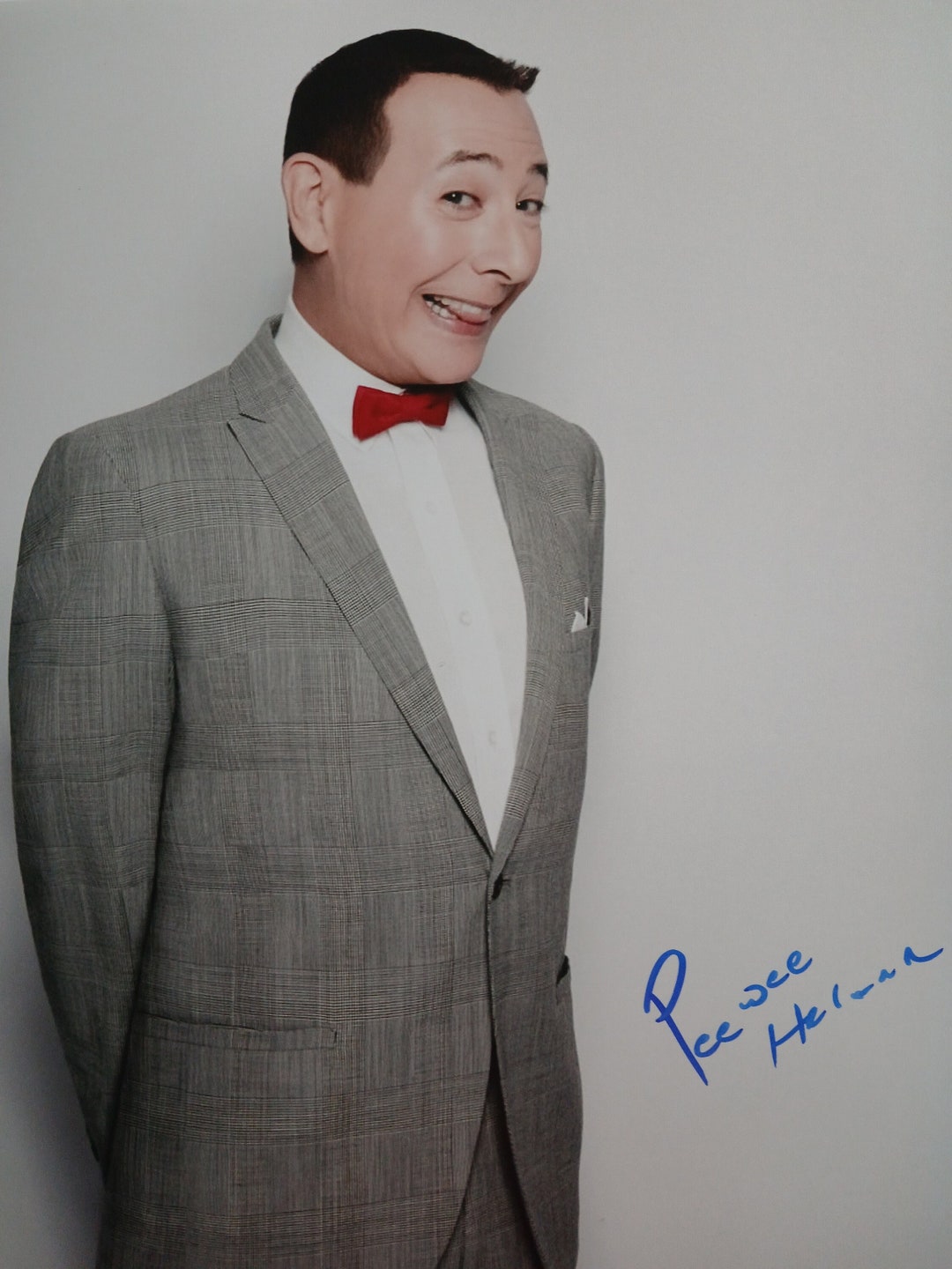 Paul Ruben "aka" Pee-wee Herman Signed 8x10 Photo - Authentic Autograph W/A1COA - Etsy