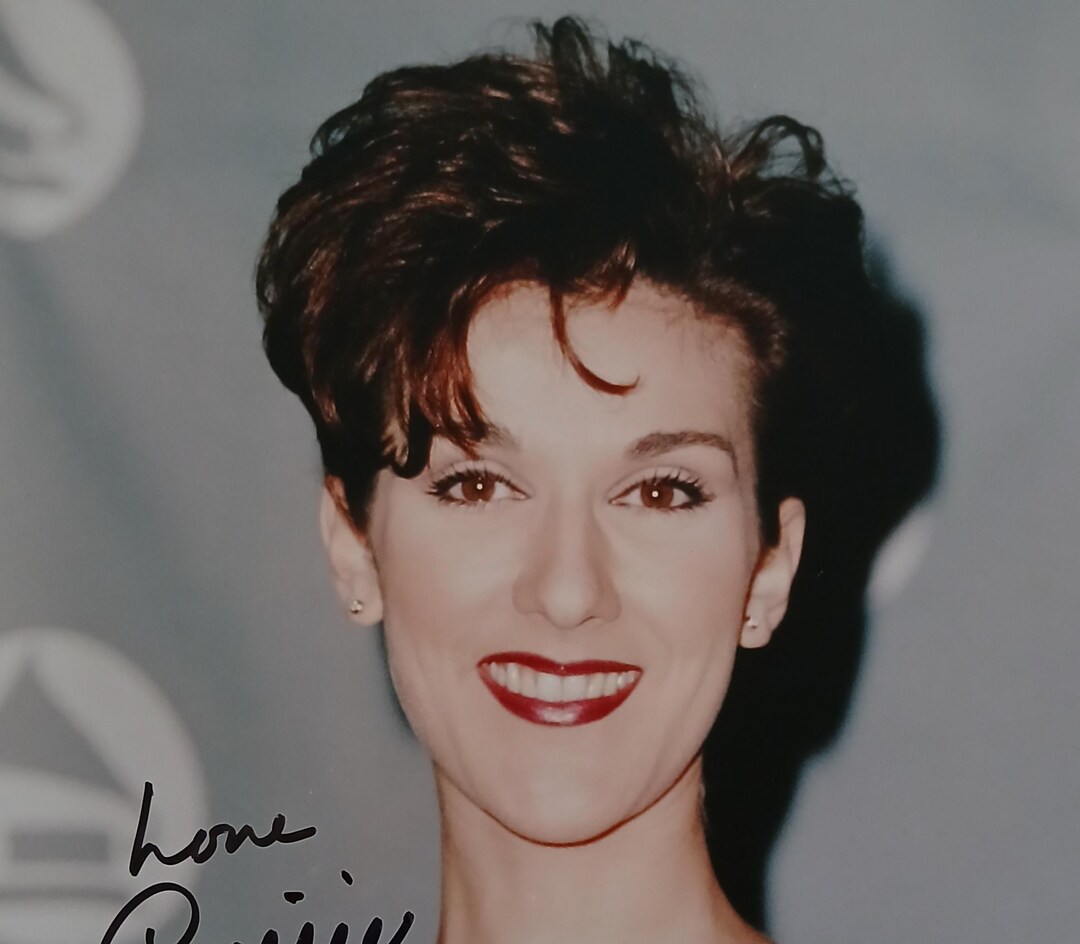 Celine Dion Signed 8x10 Photo - Authentic Autograph W/ A1COA - Etsy