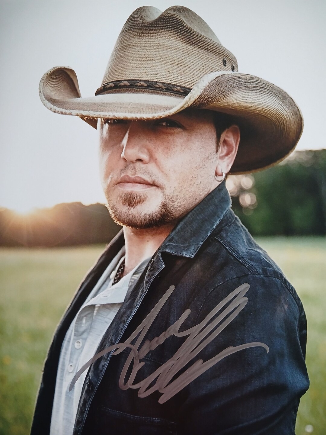 Jason Aldean Signed 8x10 Photo - Authentic Autograph W/ A1COA - Etsy