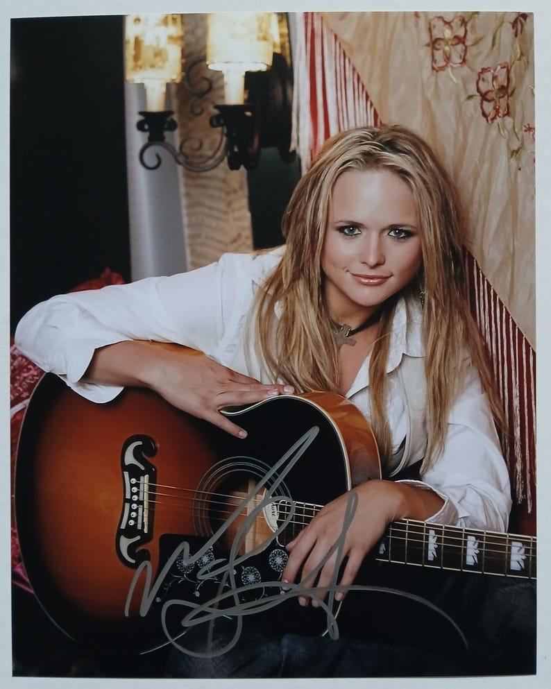 Miranda Lambert Signed 8x10 Photo - Authentic Autograph W/ A1COA - Etsy