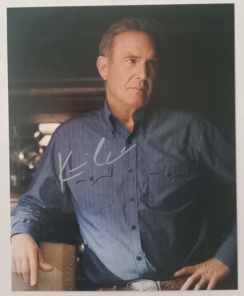 Kevin Costner Signed 8x10 Photo Authentic Autograph W/ A1COA - Etsy
