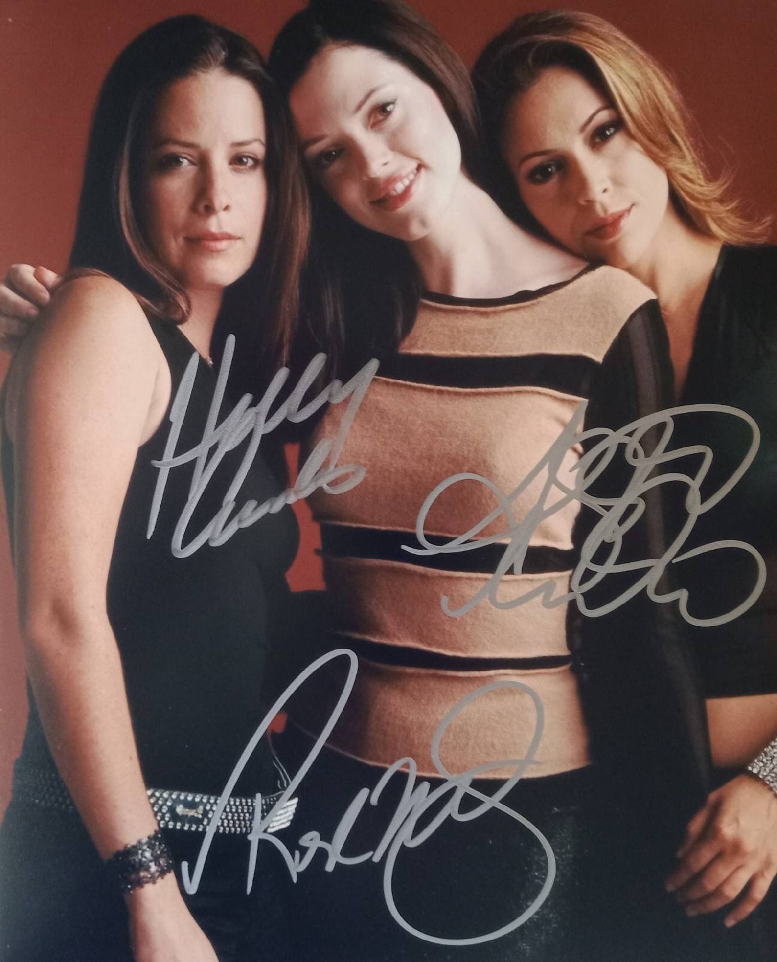 Alyssa Milano Rose Mcgowan Holly Marie Combs Triple Signed 8x10 Photo ...