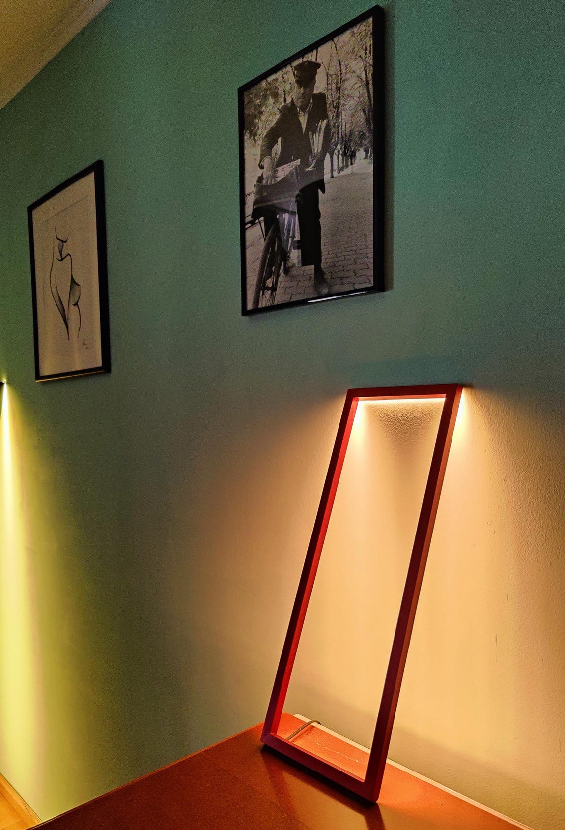 Cornice Minimalist Table Lamp | Handmade Light Sculpture for Modern ...